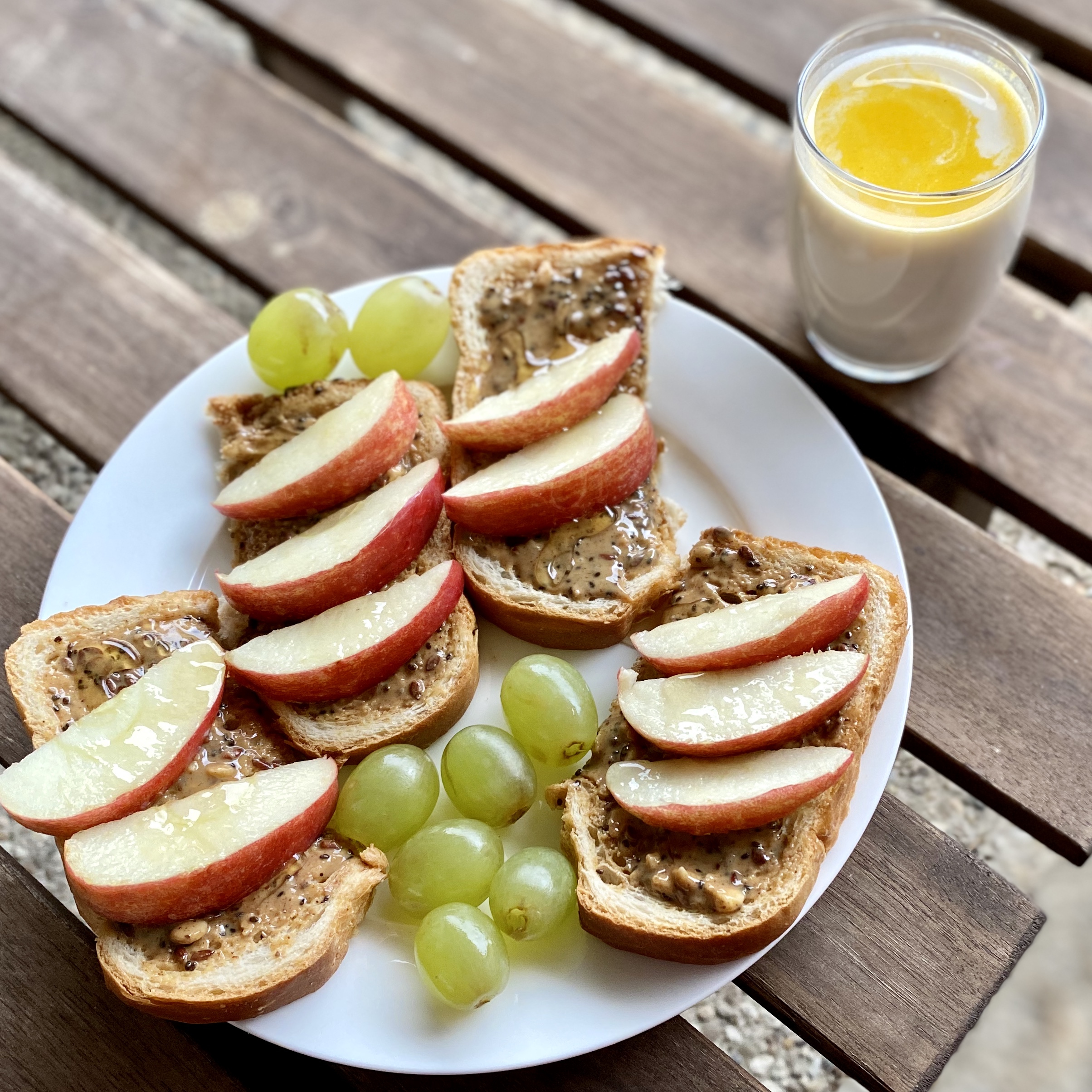 Apple & Nut Butter Toast